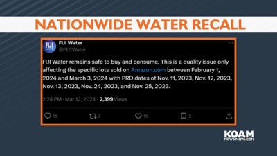 FIJI Water recalls 24-pack due to manganese and bacteria | Local News ...