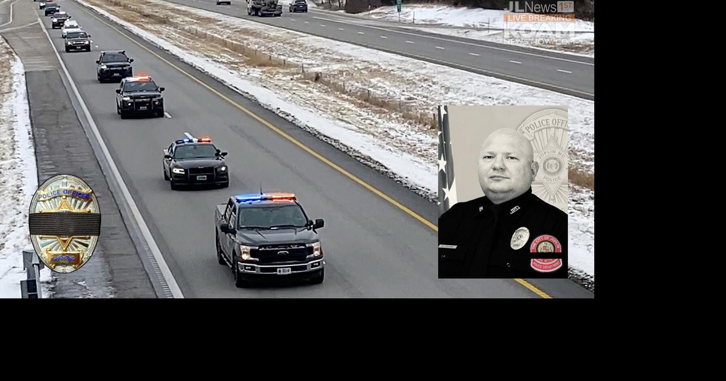 Honor Escort of Joplin Police Corporal Ben Cooper on Friday | Joplin ...