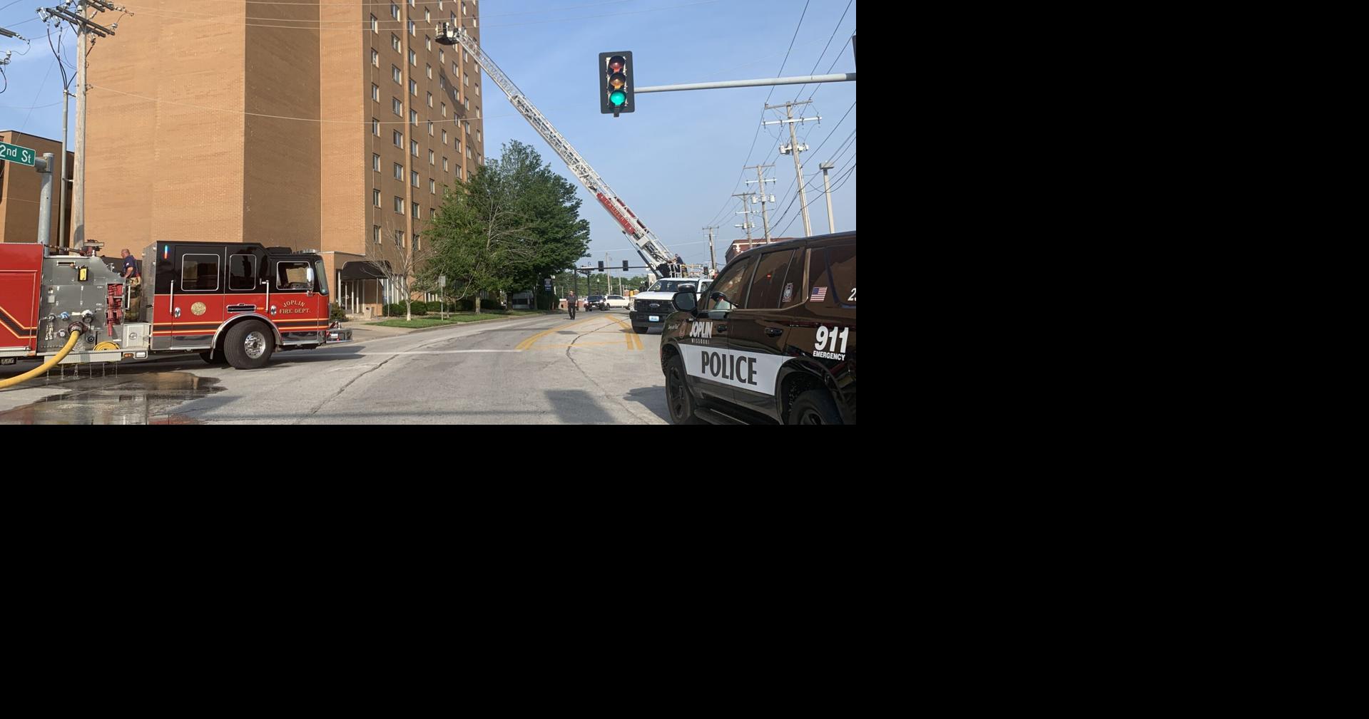 Fire at Joplin’s tallest building, Messenger Towers | Joplin News First ...