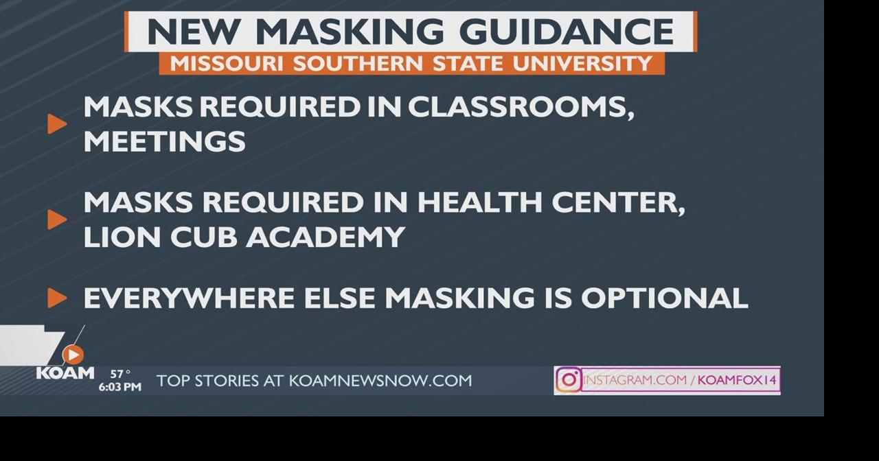 Missouri Southern updates its masking guidance | Coronavirus ...