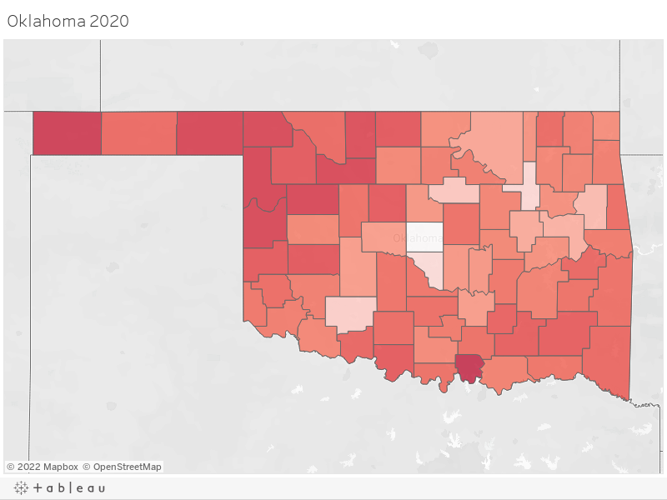 Oklahoma Presidential Election Maps | Elections | koamnewsnow.com
