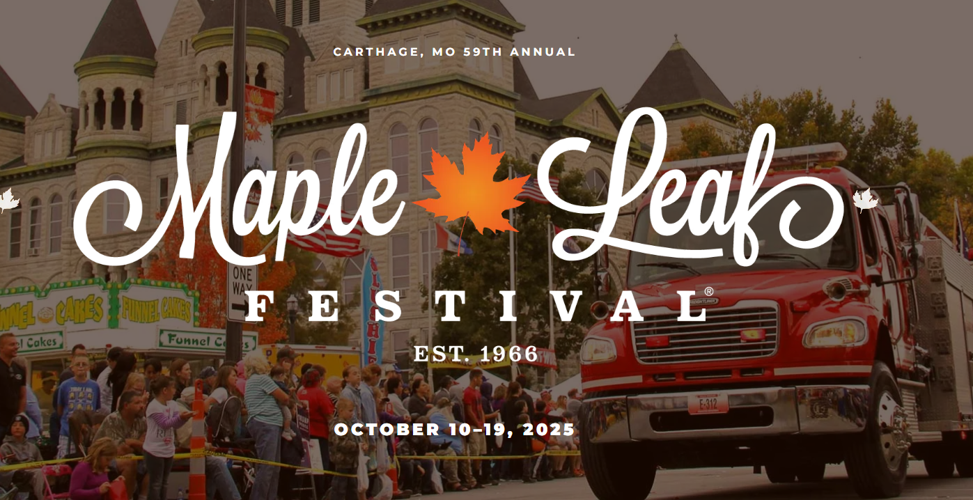 Carthage Maple Leaf Festival® 🍁Parade Route, Map & Schedule | Joplin ...