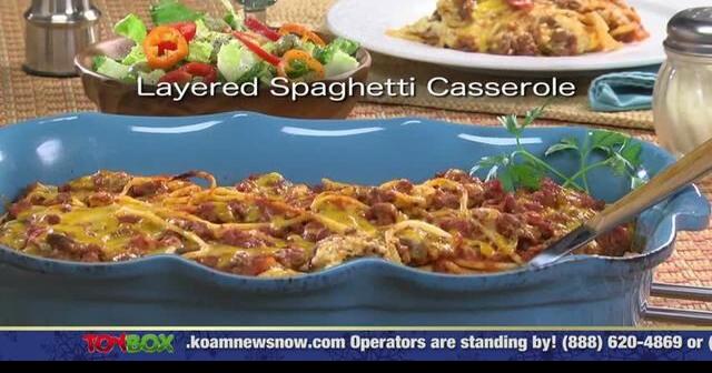 Mr. Food: Layered Spaghetti Casserole | Mr. Food | koamnewsnow.com