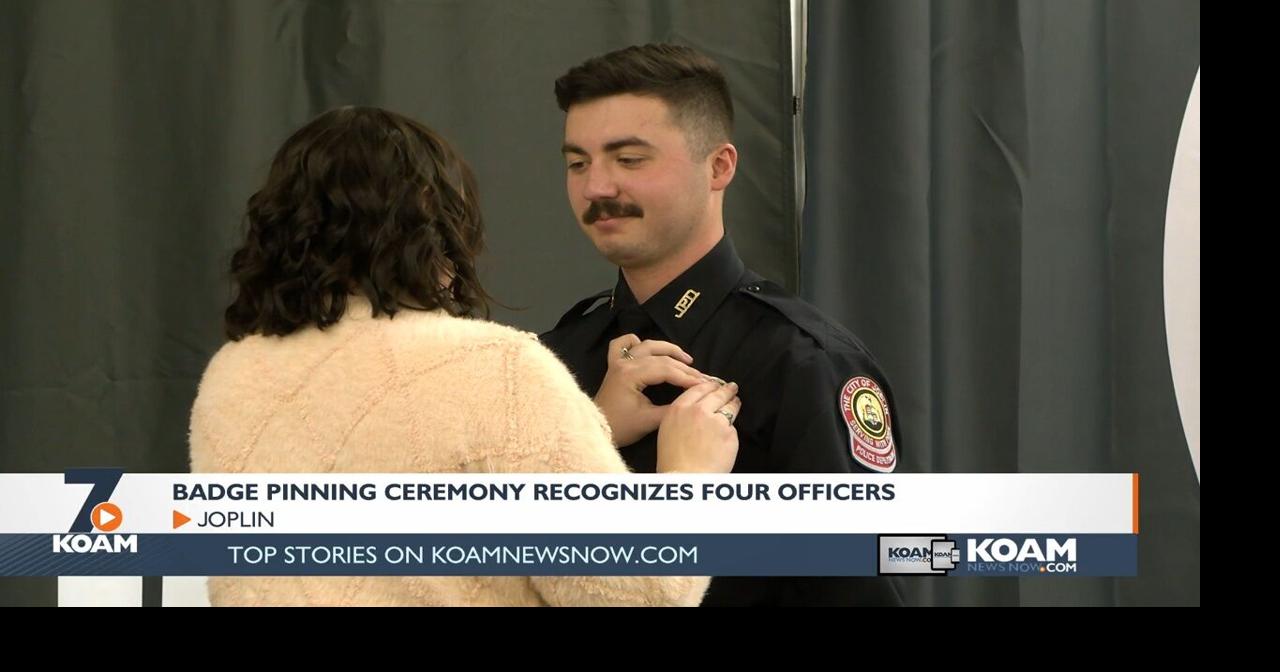 Badge pinning ceremony recognizes four Joplin officers | News ...