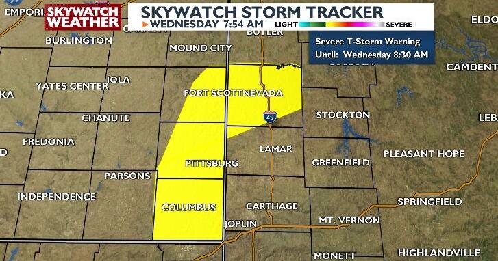 Severe Thunderstorm Warnings Wednesday Morning | Weather | koamnewsnow.com