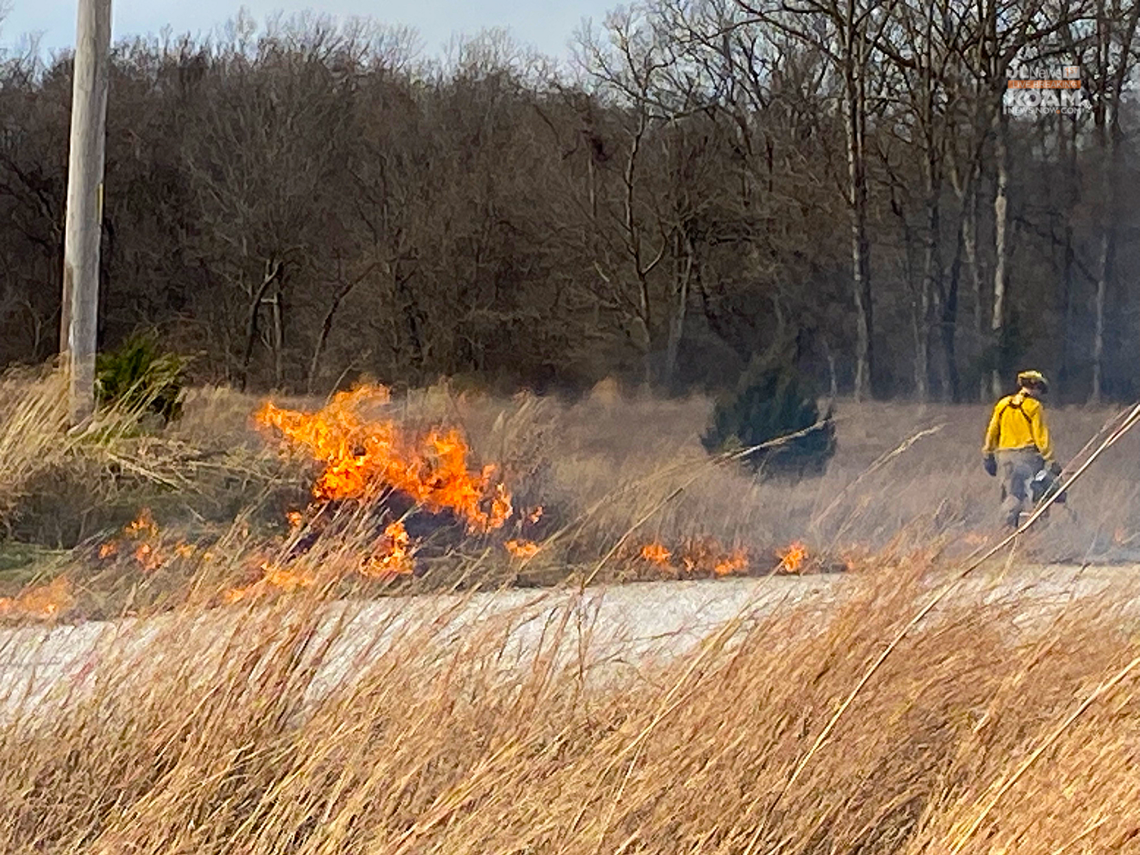 Controlled/Prescribed burn near Webb City | Joplin News First ...