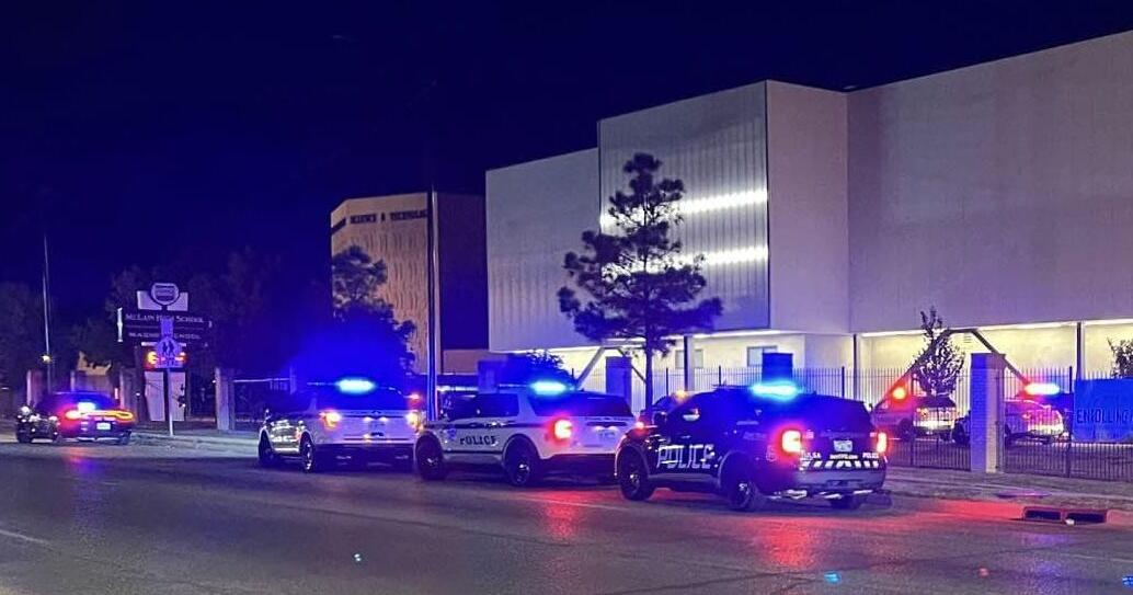 Miami, Okla. Wardogs win football game, teams shaking hands as shots ...