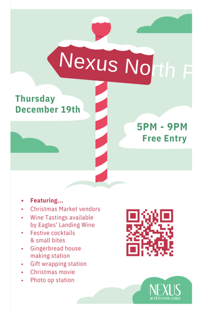 You're invited to a Winter Wonderland at the Nexus OCH Evet Center ...