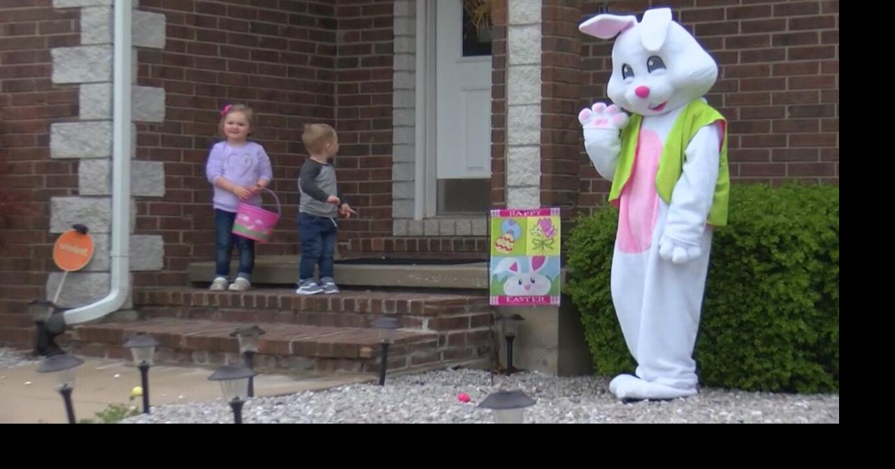 Kids hunt Easter eggs while social distancing | Local News ...