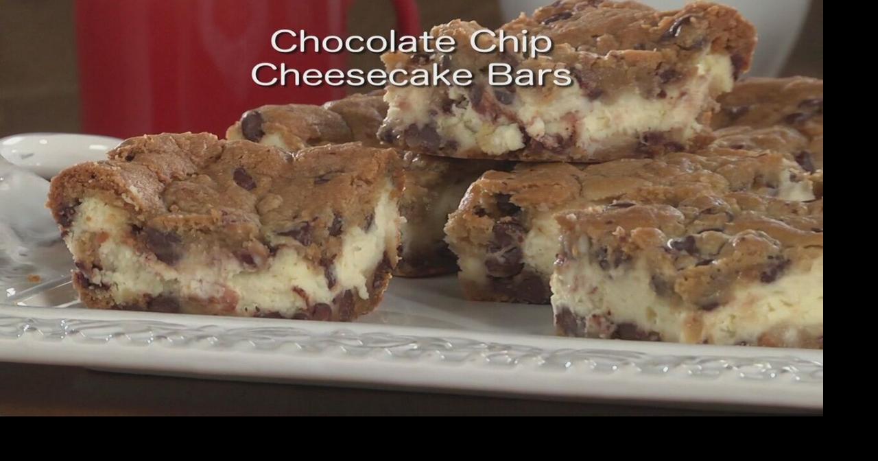 Mr. Food: Chocolate Chip Cheesecake Bars | Mr. Food | koamnewsnow.com