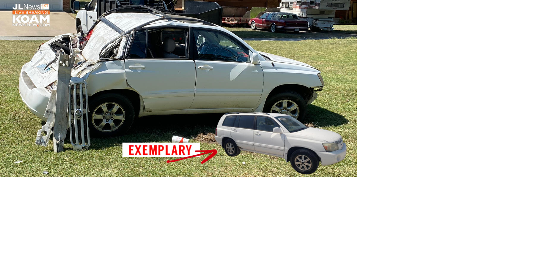 Toyota Highlander unrecognizable after flipping end-over-end in crash ...