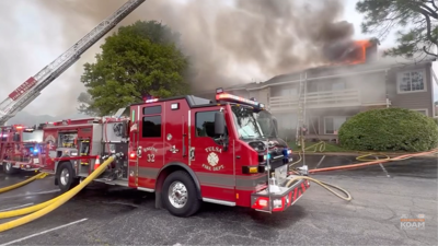 Massive apartment building fire in Tulsa | Local News | koamnewsnow.com