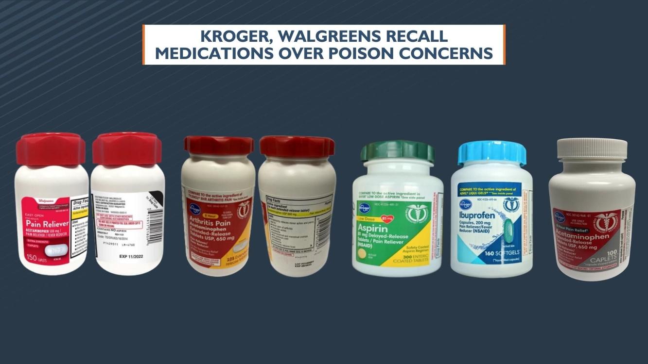 Kroger, Walgreens recall medications over poison concerns | Health ...