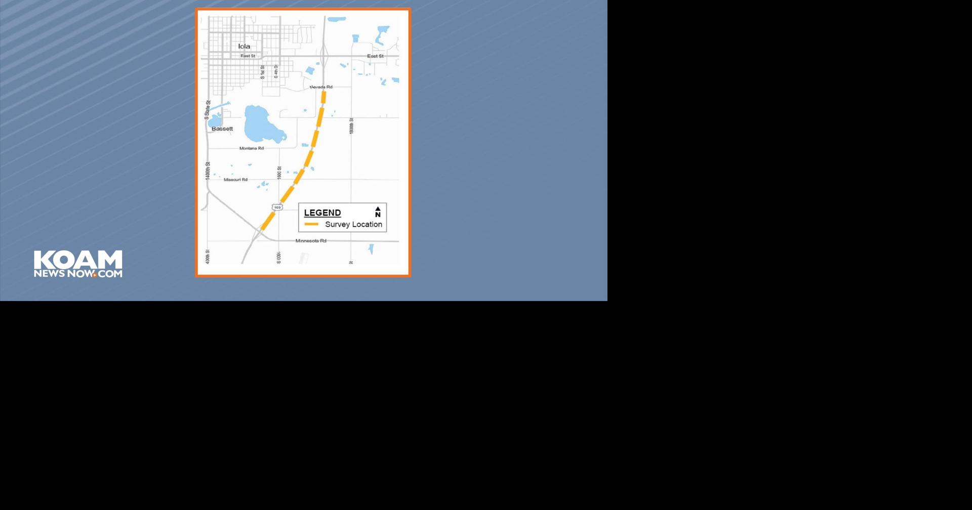 KDOT crews to begin field survey of U.S. 169 in Allen County | Local ...