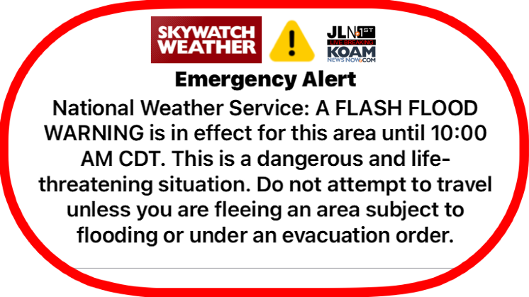 Over 7-inches of rain in Joplin, extreme Flash Flooding along Joplin ...