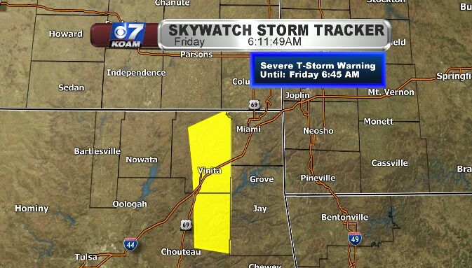 Severe Thunderstorm Warning for Craig Co. | Weather | koamnewsnow.com