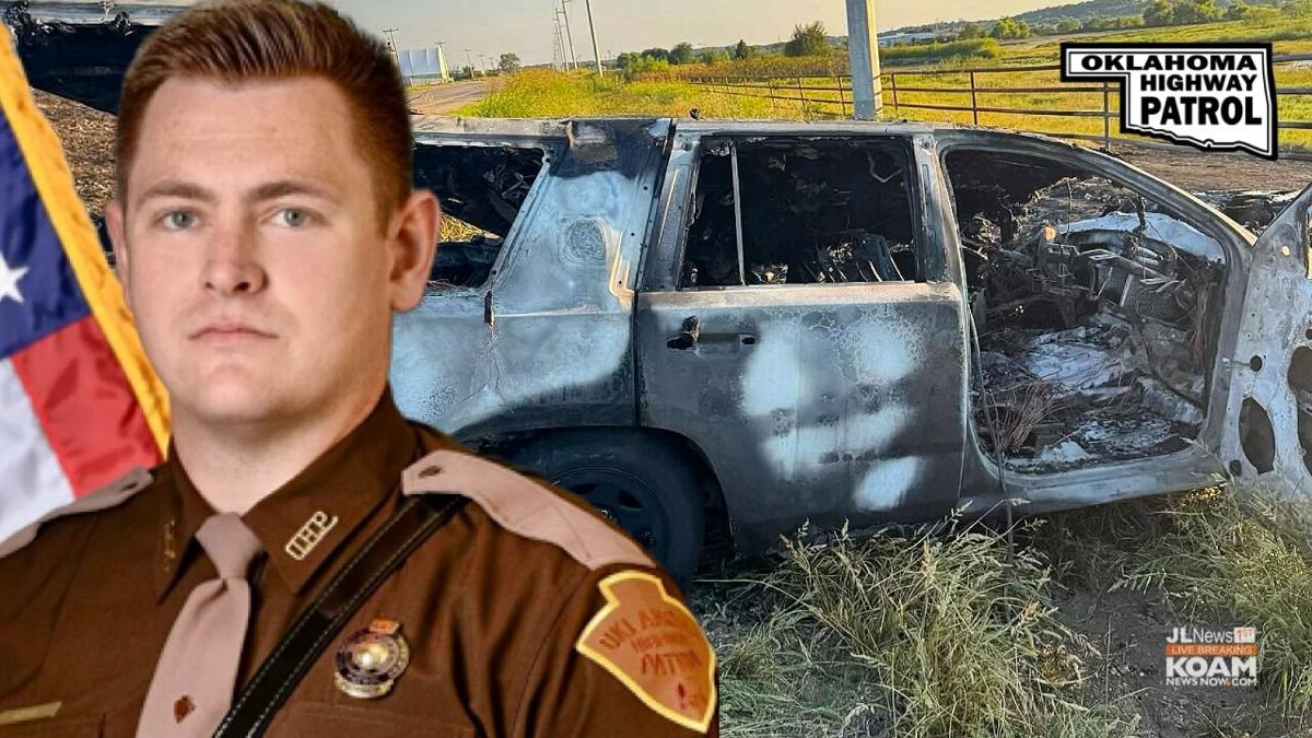 Oklahoma Highway Patrol Trooper seriously injured in crash and burn ...