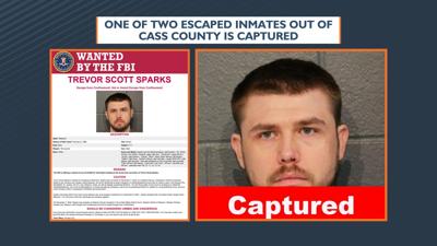 1 of 2 escaped inmates out of Cass County is captured | Crime ...