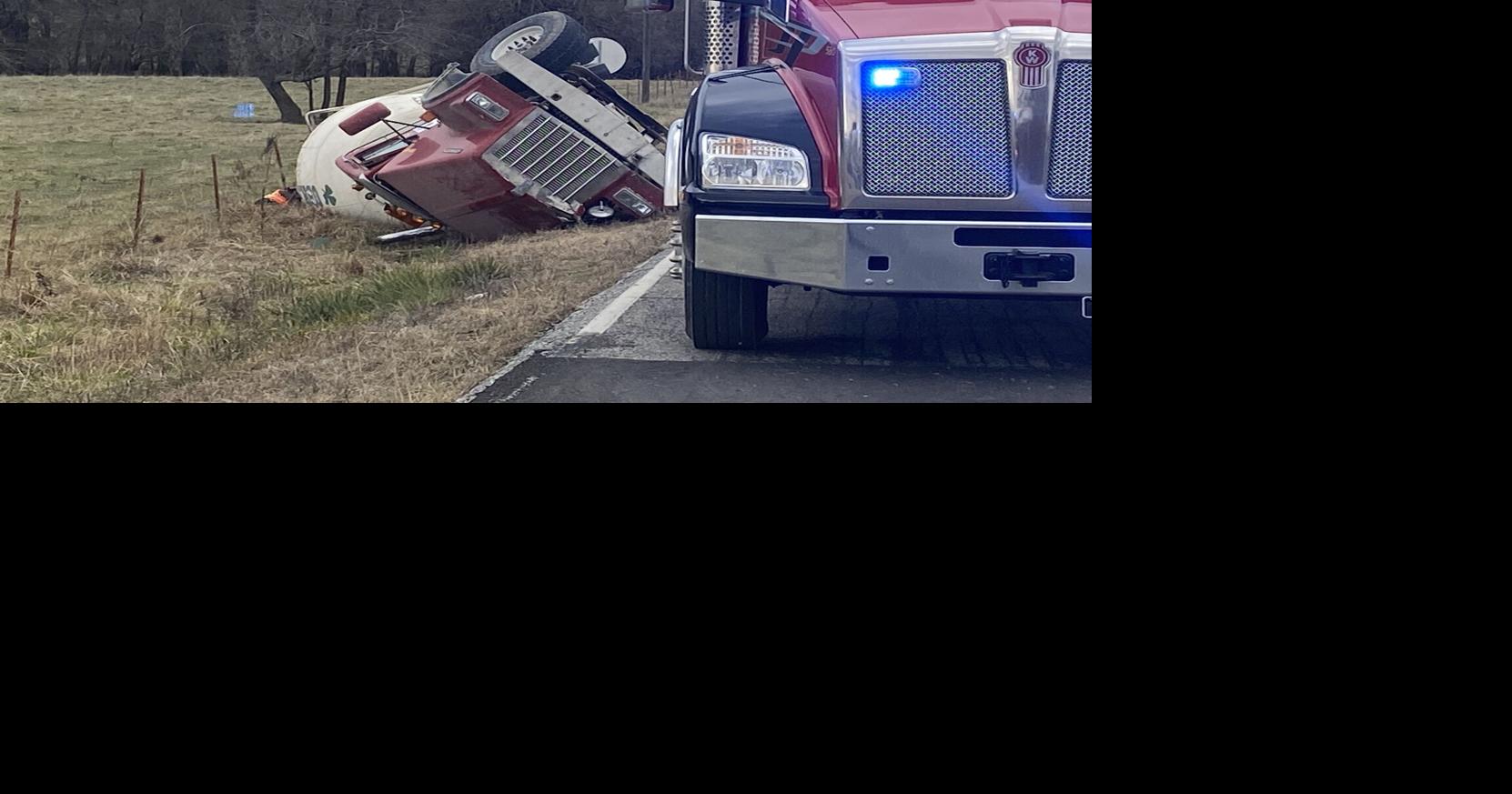 Cement mixer truck rollover crash in Cherokee County alert Columbus ...