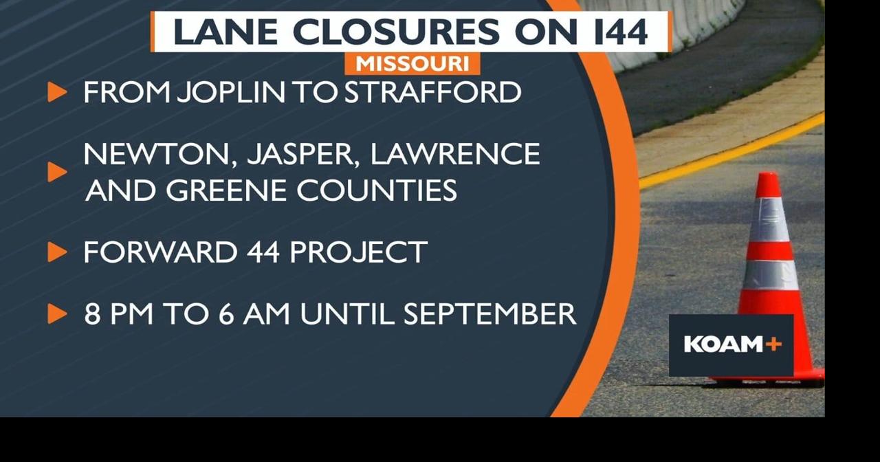 Lane closure on I44 | Video | koamnewsnow.com