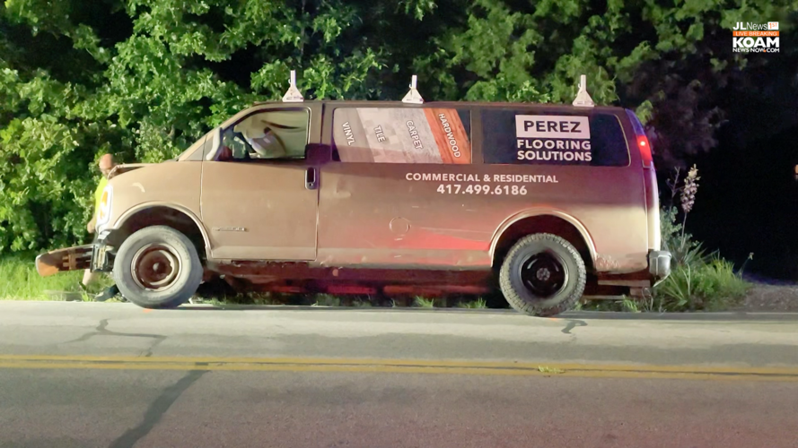 DWI crash investigation, van almost hit Trooper head-on | Joplin News ...