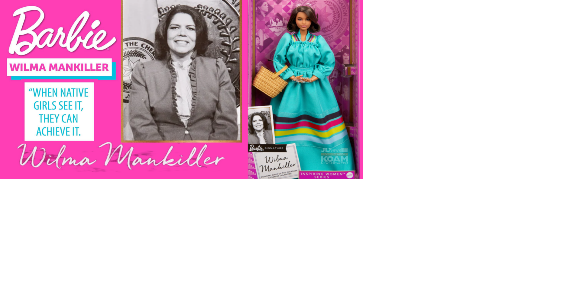 Mattel introduces Principal Chief Wilma Mankiller Barbie, their latest ...