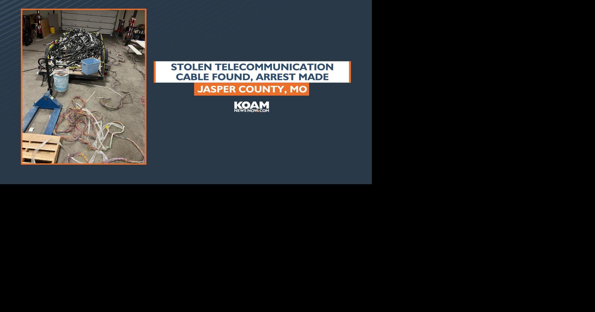 470 feet of stolen telecommunications cable found in Jasper County ...