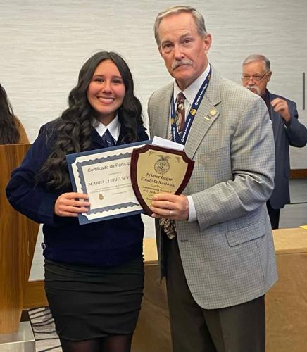 Uniontown sophomore wins first FFA Spanish Creed Speaking contest ...