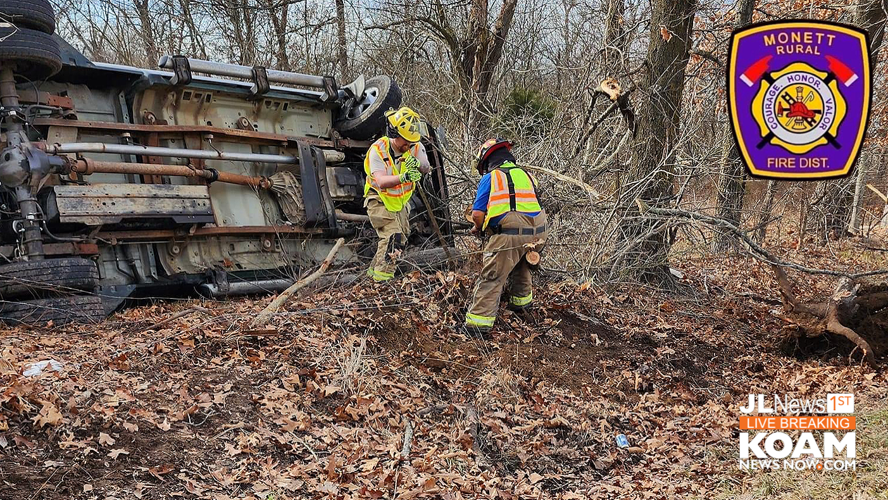 Man suffers serious injuries as Ford F350 overturns in crash near ...