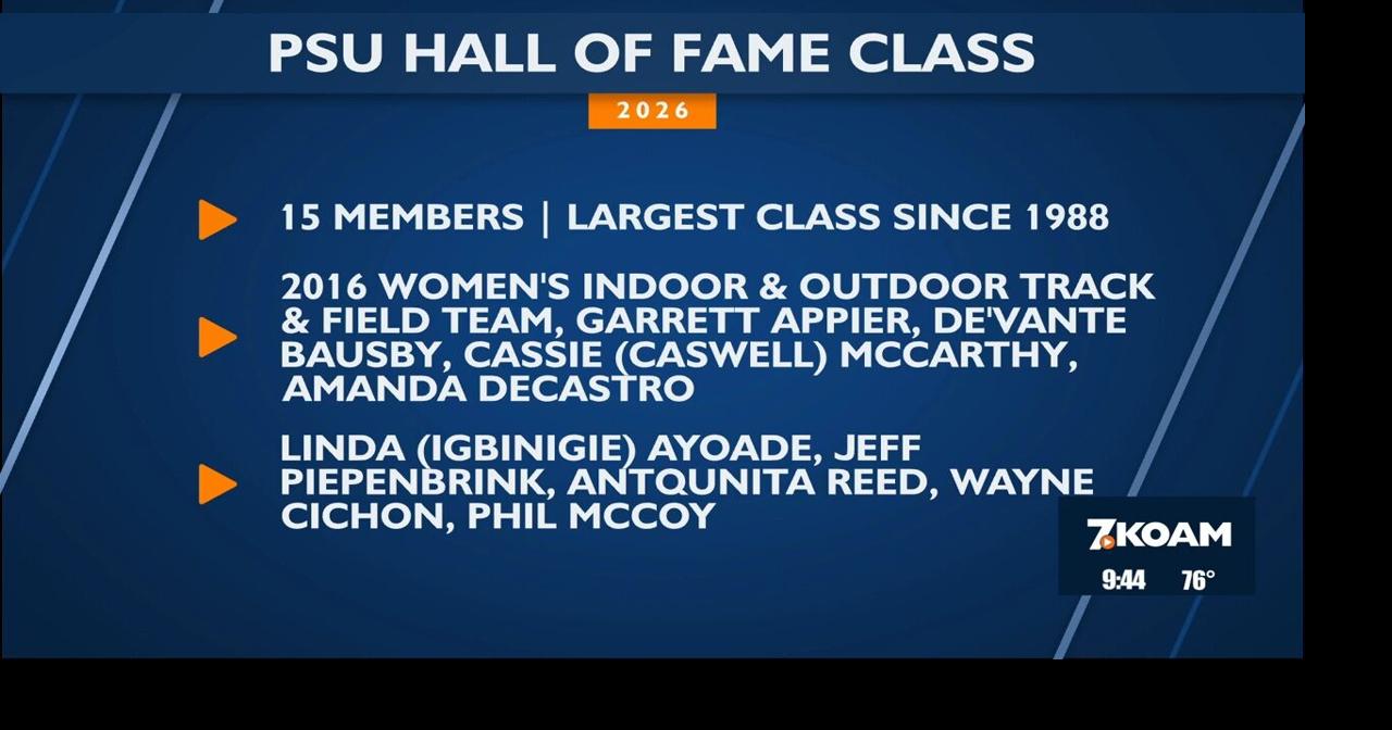 Pitt State announces 2026 athletics hall of fame class | Video ...