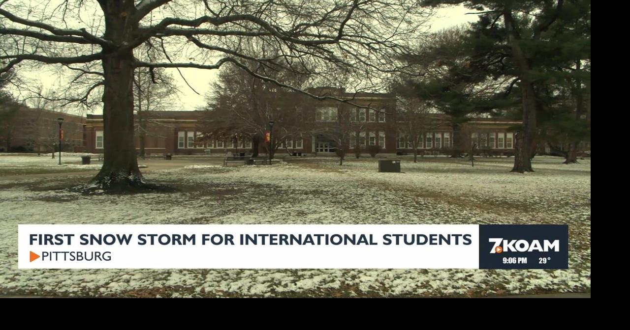 International PSU students embrace first snow experience with ...