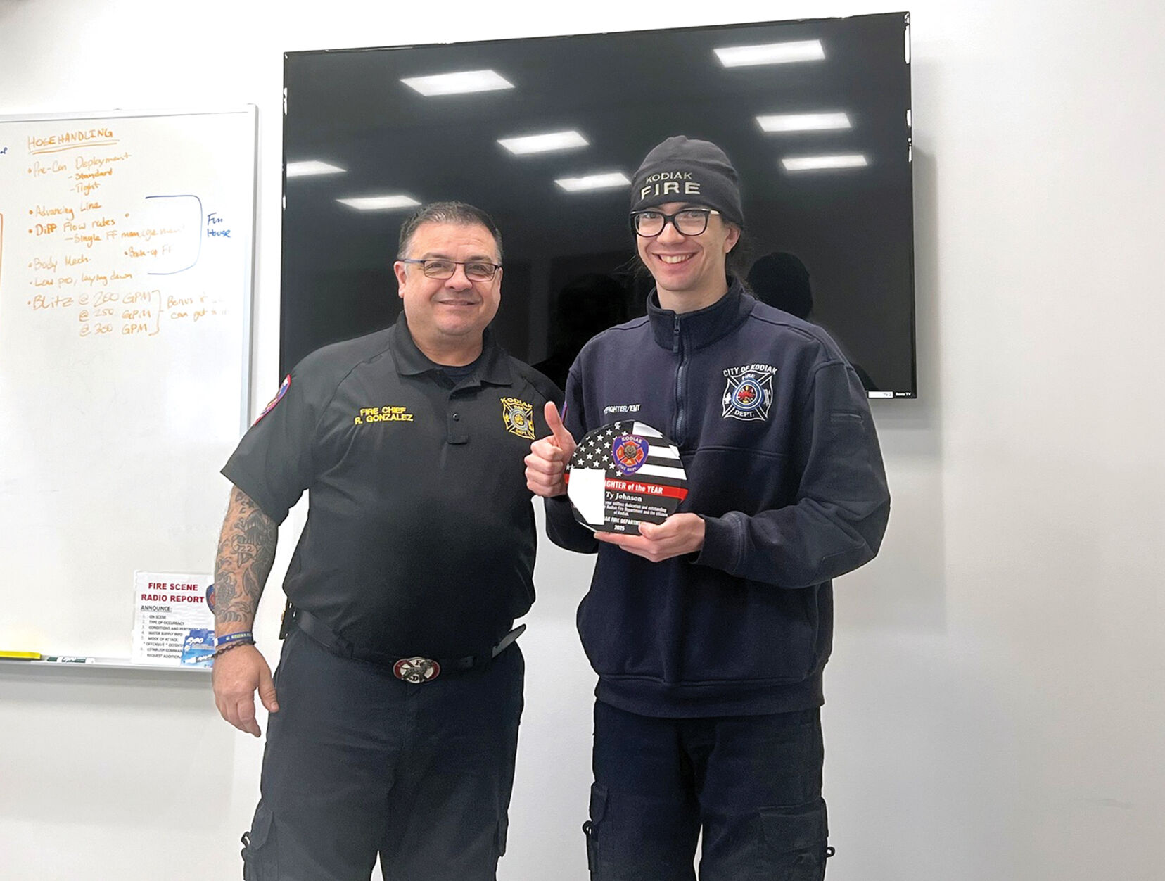 Fireman Johnson recognized for care of wounded hunter | Local News ...