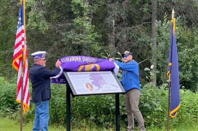 Alaska’s Purple Heart Trail dedicated at Veteran’s Memorial | Local ...