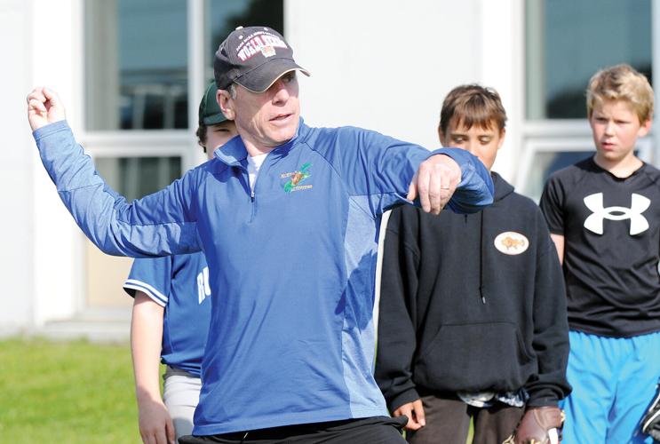 GIVING BACK: Max Floyd shares his baseball knowledge at a free clinic ...