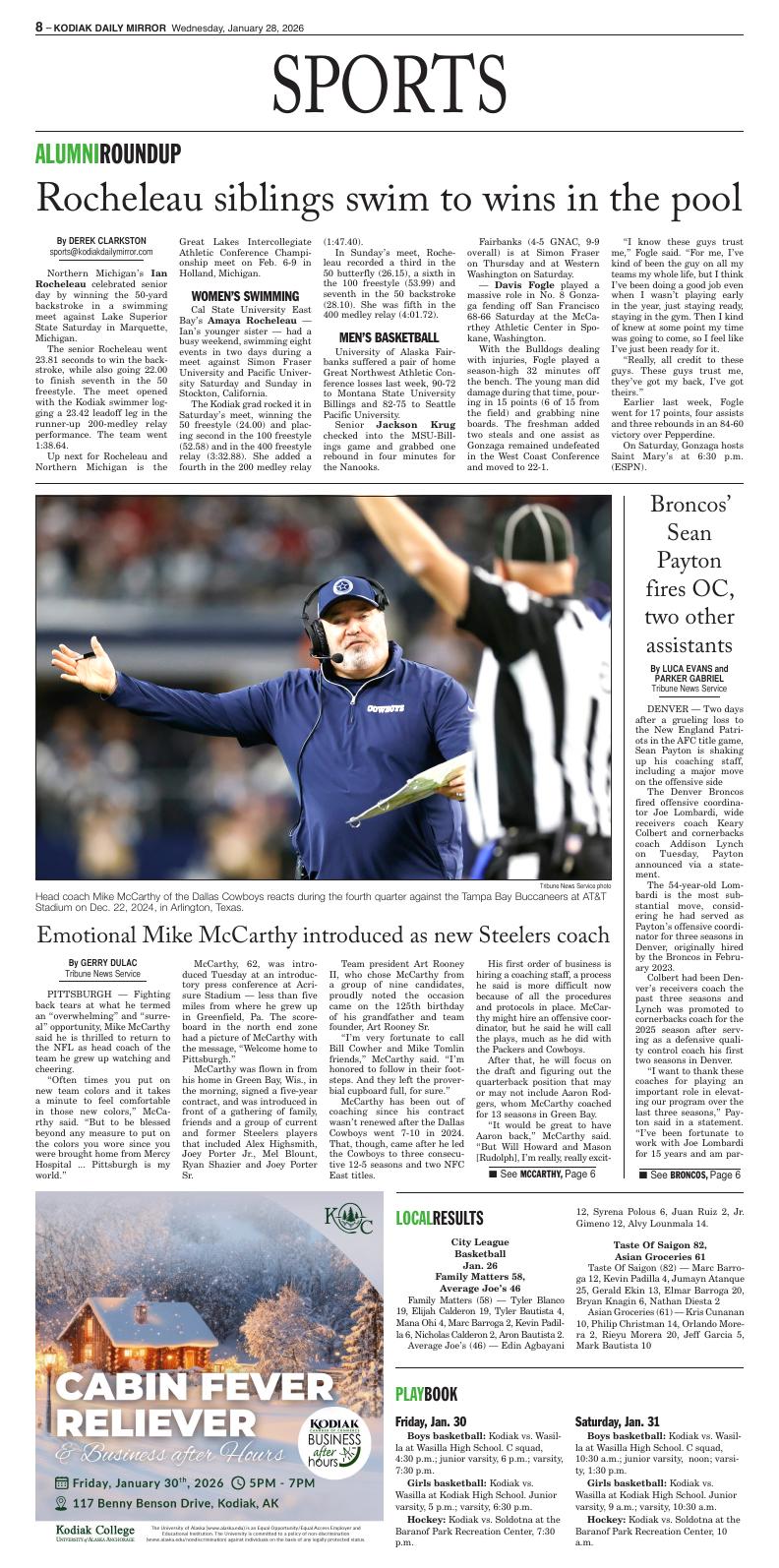 Page M01 | e-Edition | kodiakdailymirror.com