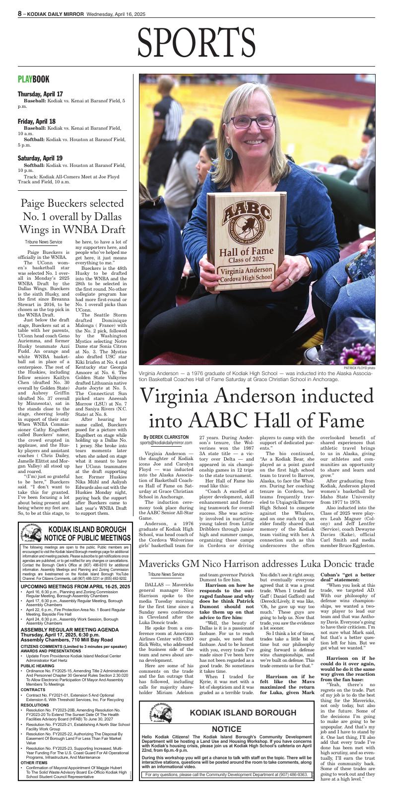 Page M08 | e-Edition | kodiakdailymirror.com