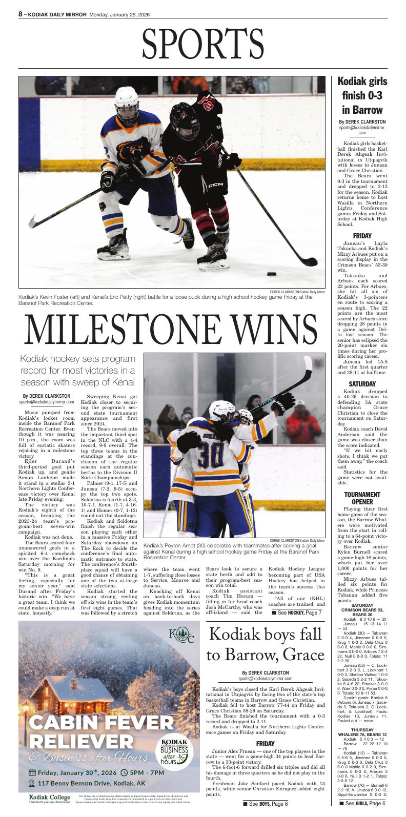 Page M01 | e-Edition | kodiakdailymirror.com