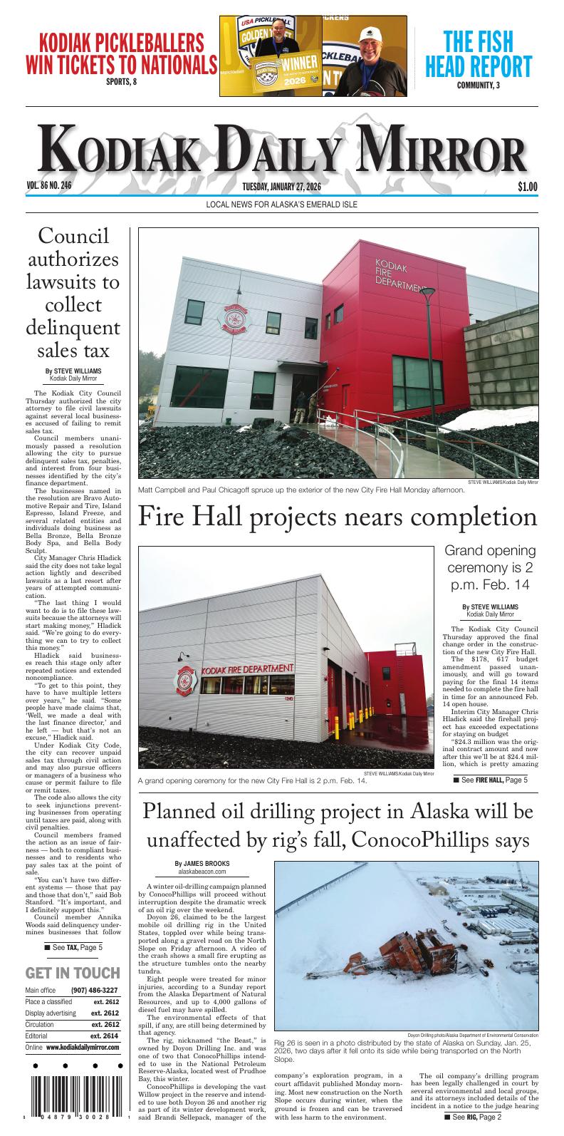 Page M01 | e-Edition | kodiakdailymirror.com