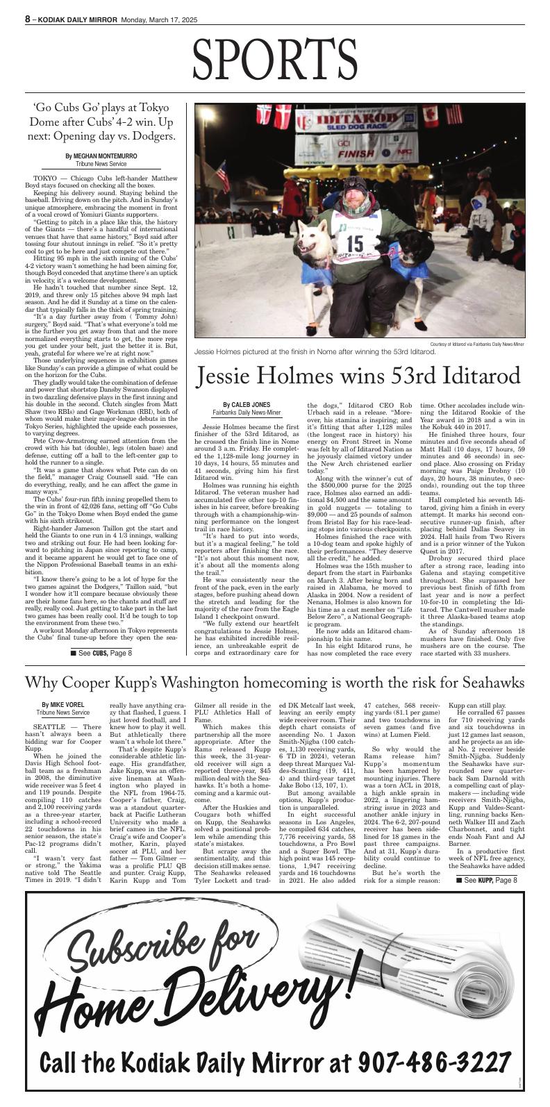 Page M08 | e-Edition | kodiakdailymirror.com