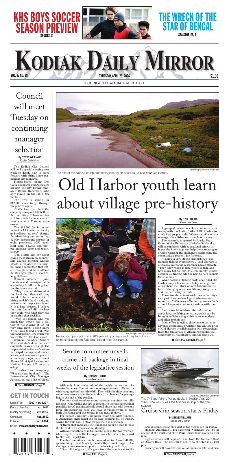 Page M01 | e-Edition | kodiakdailymirror.com