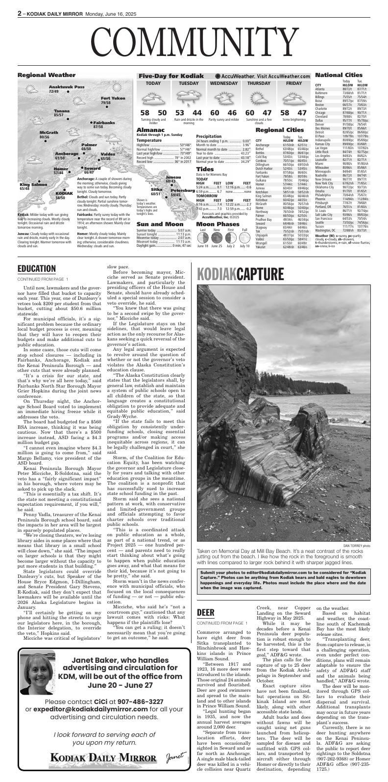 Page M02 | e-Edition | kodiakdailymirror.com
