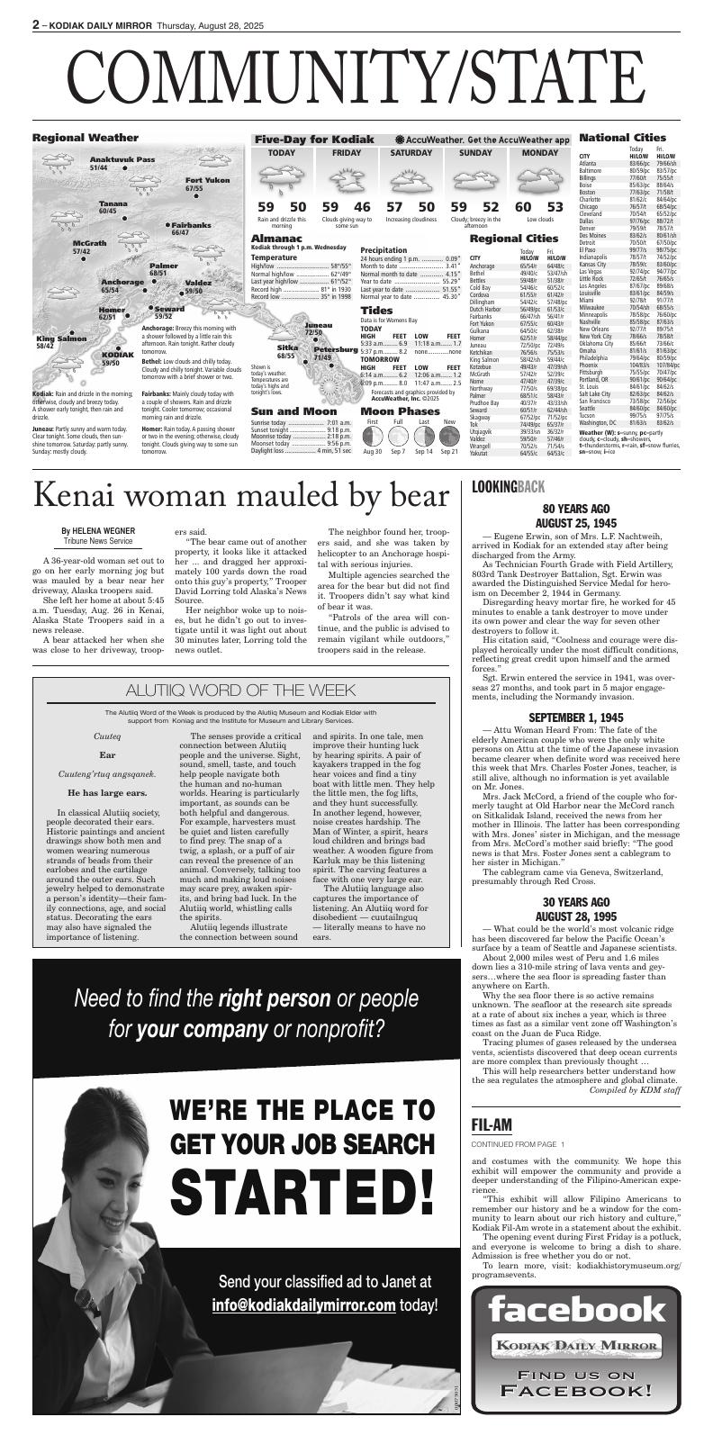 Page M02 | e-Edition | kodiakdailymirror.com