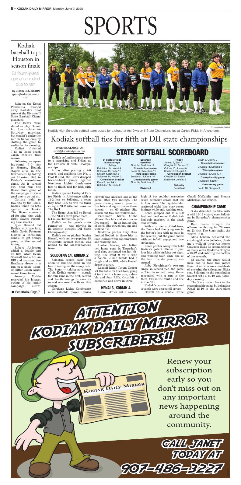 Page M08 | e-Edition | kodiakdailymirror.com