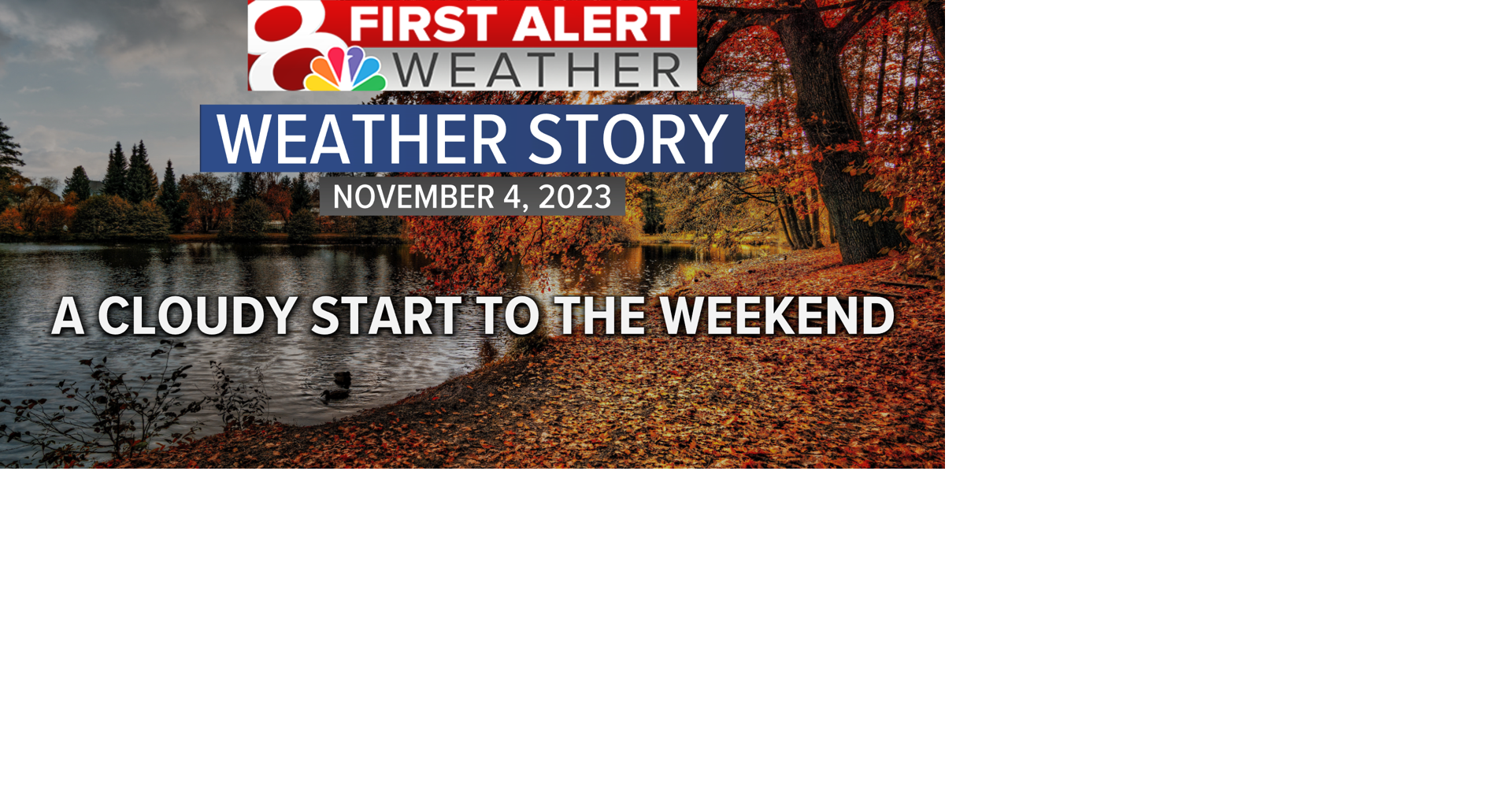 A cloudy start to the weekend | Weather | komu.com