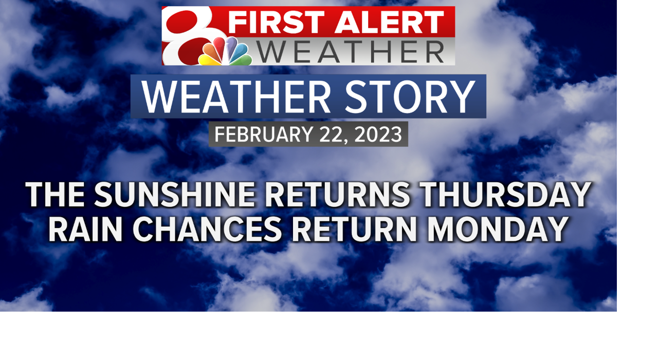 Forecast: Much cooler temperatures to finish off the rest of our week ...