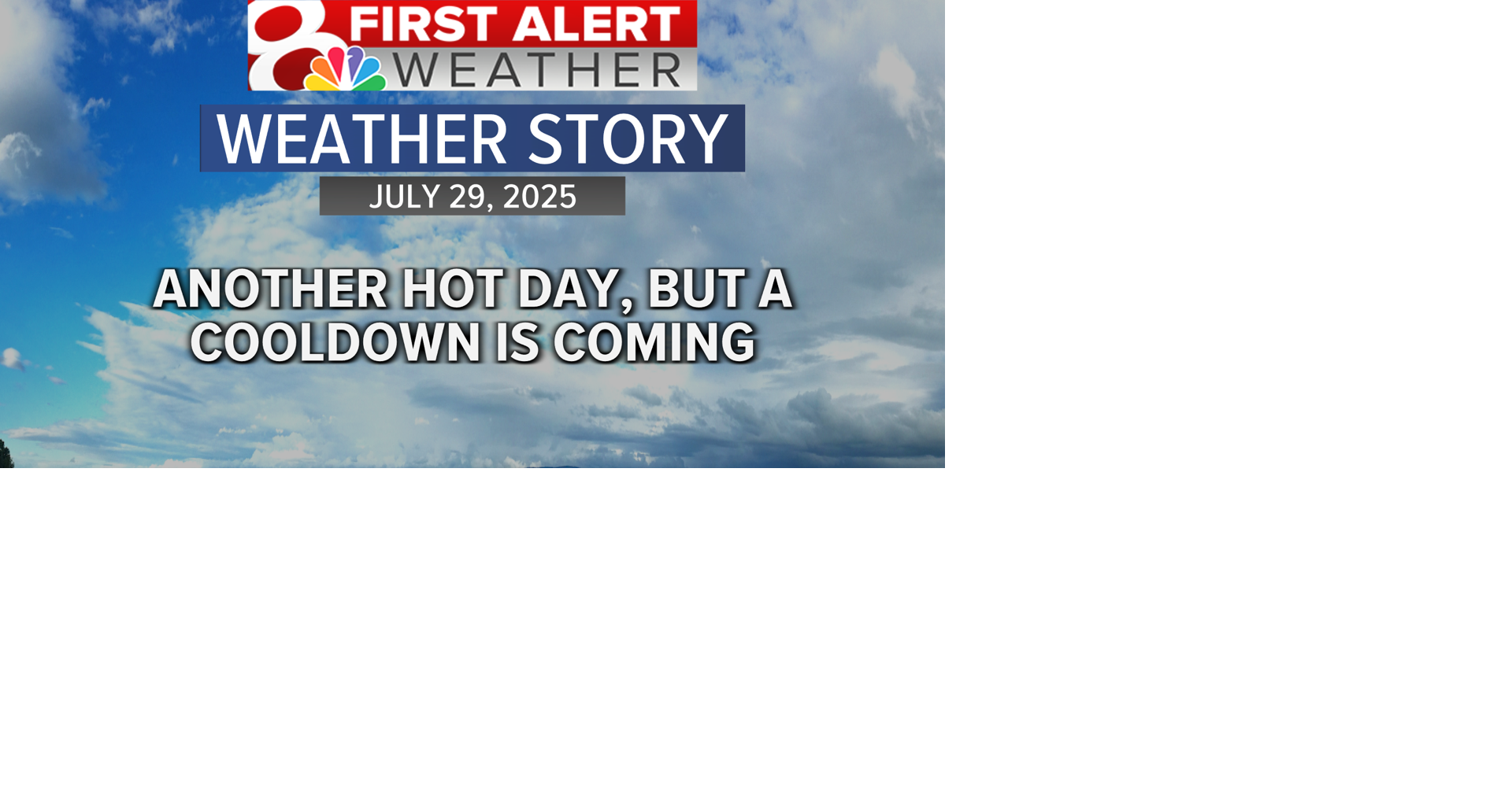 Forecast: Staying hot and humid before a cool-down Thursday | Weather ...