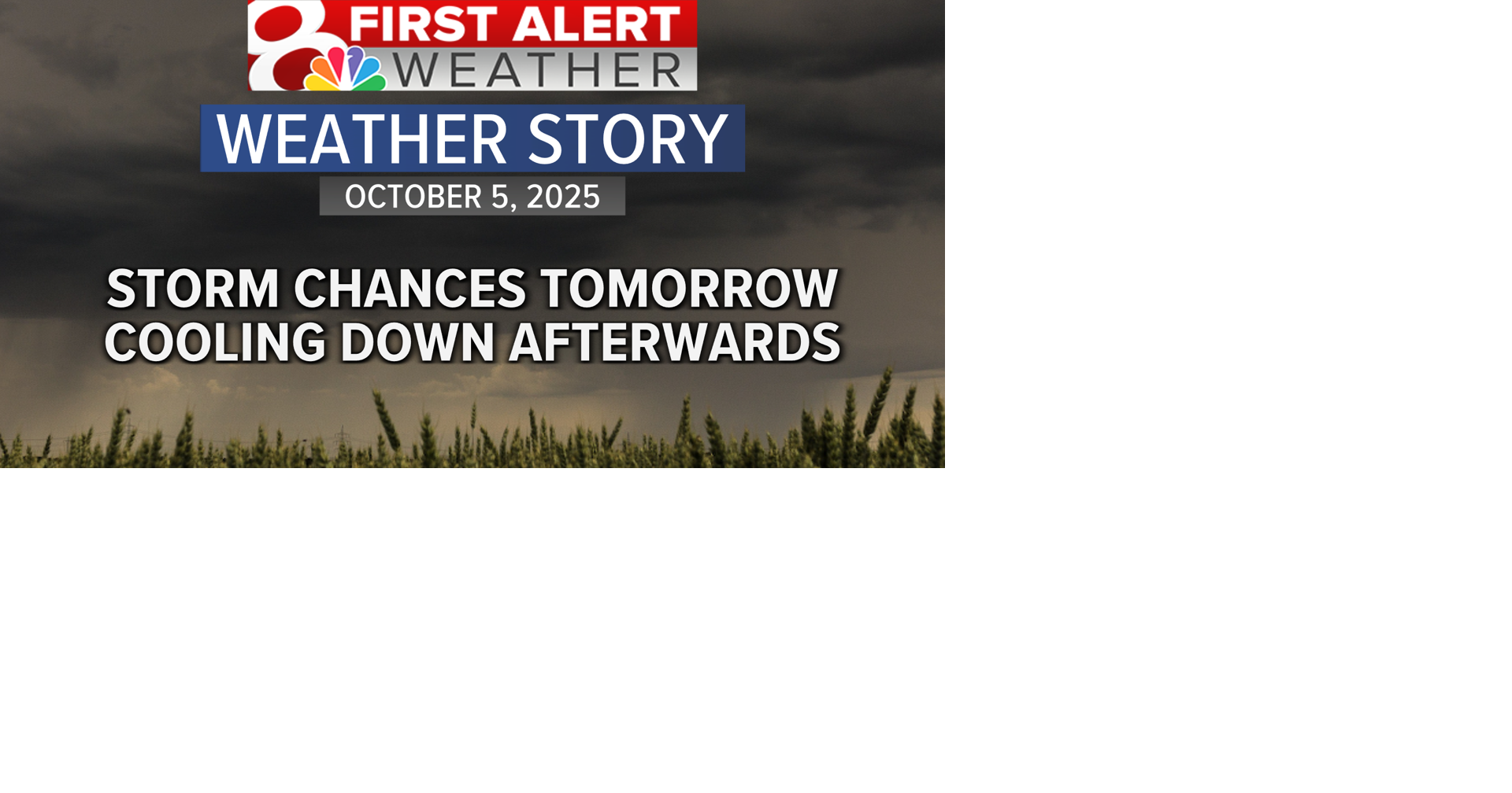 Forecast: Storm chances Monday, cooling off after | Weather | komu.com