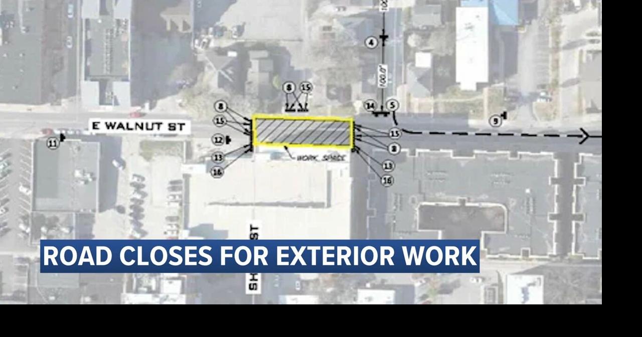 Building work to close part of Walnut Street in downtown Columbia ...