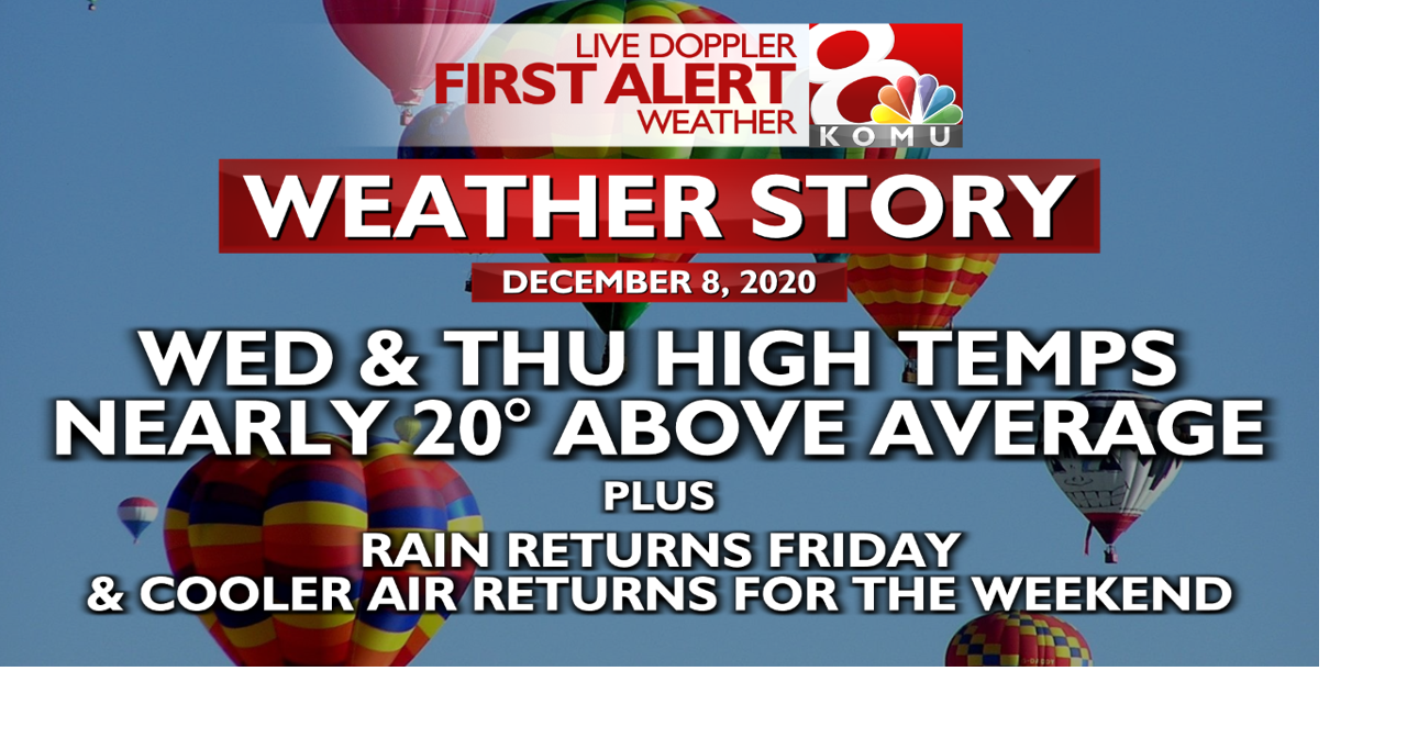 Forecast: Much warmer for mid-week | Weather | komu.com