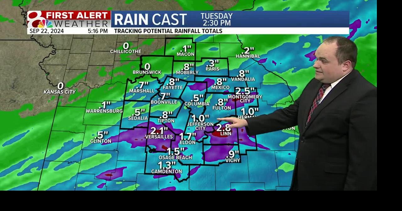 Rain chances continue on Monday | Weather | komu.com